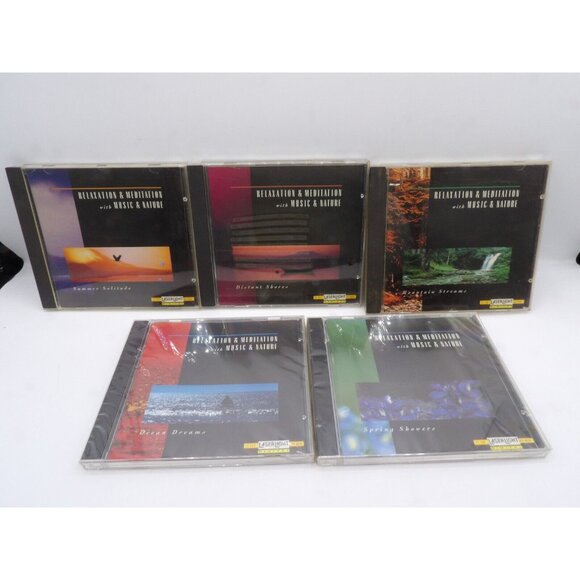 Media | Relaxation Meditation Cd Set Of 5 Delta Music 1993 David Miles ...